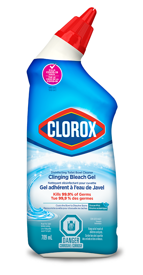 Clorox® Nettoyant désinfectant pour cuvette gel adhérent à l’eau de Javel | Clorox Canada